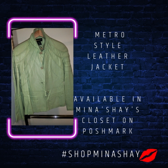 metrostyle | Jackets & Coats | Metro Style Leather Jacket | Poshmark